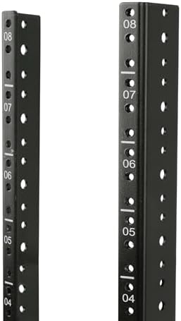 Amazon.com: Tecmojo Vertical Server Rack Rail Pair Kit DIY Rack Rails ...