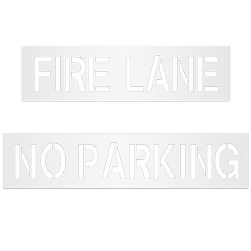 Snapklik.com : 4 Inch Reusable No Parking Stencil 1/16 Thickness Light ...