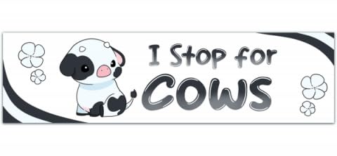 Amazon.com: Cows Bumper Sticker, Cows Sticker, Stickers For Car, Bumper ...
