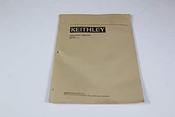 Keithley Model 480 Instruction Manual Digital Picoammeter: Amazon.com ...