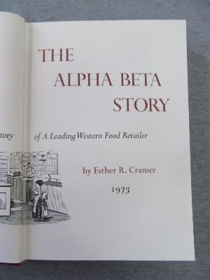 The Alpha Beta story;: Cramer, Esther R: Amazon.com: Books