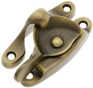 Amazon.com: Large Size Traditional Solid Brass Sash Lock in Antique-by ...