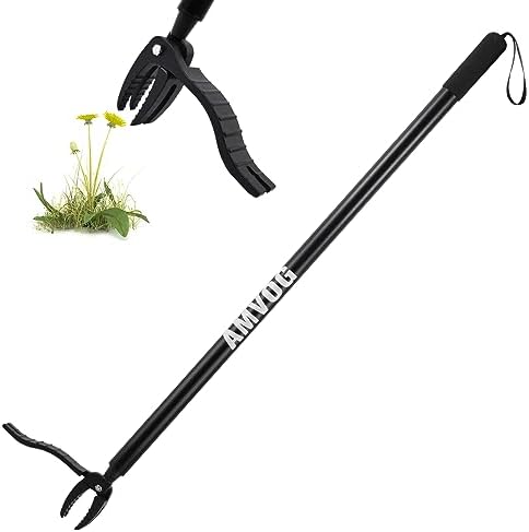 Amazon.com : AMVOG 46-Inch Stand-Up Weed Puller - Reinforced Upgraded ...