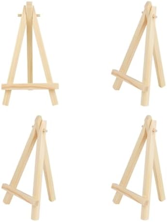 Amazon.com: Juxiamal 4pcs Mini Wood Display Easels, Small Table Top ...