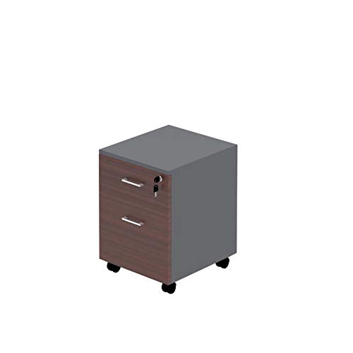 Movable Storage with 2 Drawers Multipurpose Movable Drawer Unit for ...