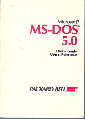 Amazon.com: Microsoft Ms-dos 5.0 User's Guide: unknown author