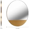Amazon.com: MOTINI 32 Inch Round Decorative Wall Mirror Large Modern ...