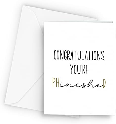 BWW Print - Congrats You're PHinisheD - PHD A5 Card, A5, 350gsm ...