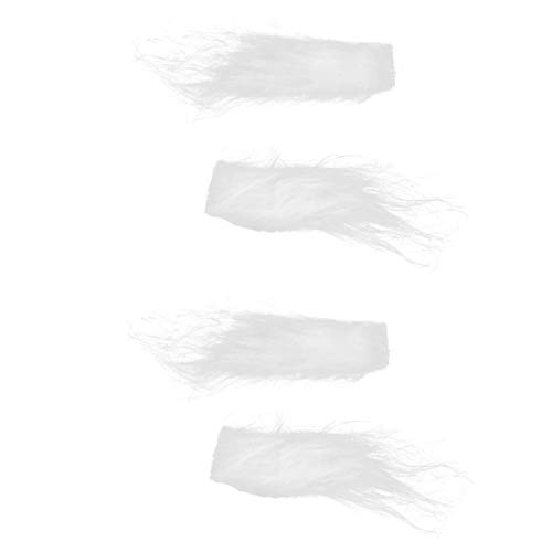 Abaodam 2pairs Fake Eyebrows Self Adhesive Kit,White Eyebrows - Want It All