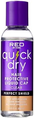 Amazon.com: Red by Kiss Quick Dry Hair Protective Liquid Cap, Strong ...
