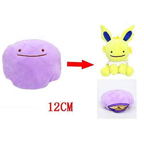 Esunny 12cm Pocket Ditto Stuffed Plush Dolls Transform Eevee Sylveon ...