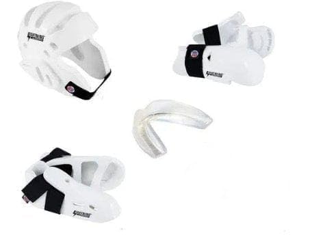 Amazon.com : Proforce 6 Piece Karate Sparring Gear Set Combo : Sports ...