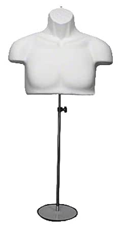 Amazon.com: Upper Torso with Basic 36" Adjustable Stand - Male, White ...