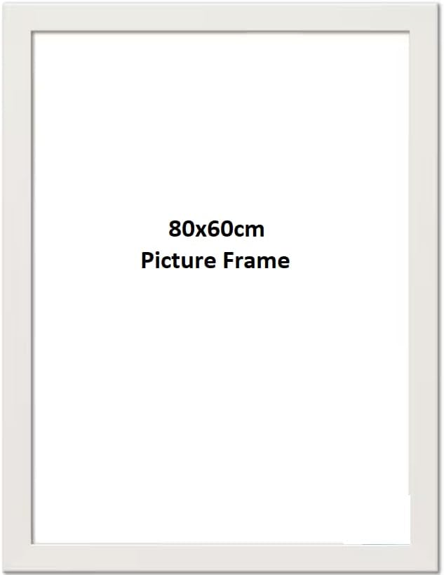 80x60cm White Wooden Photo Frame - Large Picture Frames : Amazon.co.uk ...