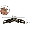 dophee 10Pcs Antique Brass Decorative Pull Handle for Mini Jewelry Box ...