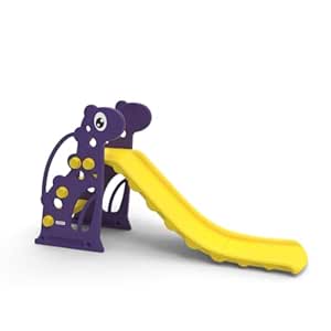 Amazon Brand - Solimo Kids Garden Super Slide | Safe and Fun | Indoor and Outdoor Toy for Boys ...