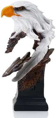 Amazon.com: 17 Inch Large Eagle Statue Resin Sculpture Frgurine Gift ...