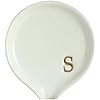 Amazon.com: COLLECTIVE HOME - Ceramic Coffee Spoon Rest, Monogram ...
