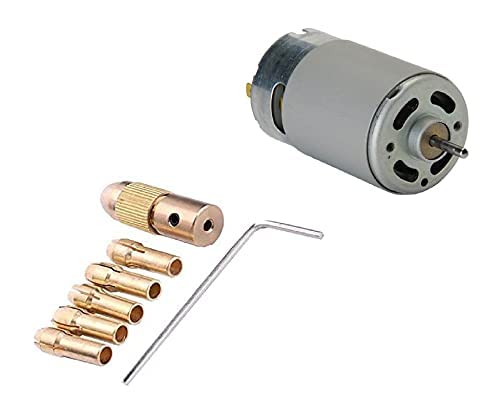 ESPtronics (1 Pc) 12 Volt 555 DC Motor High Speed 12v Big Core DC Motor ...