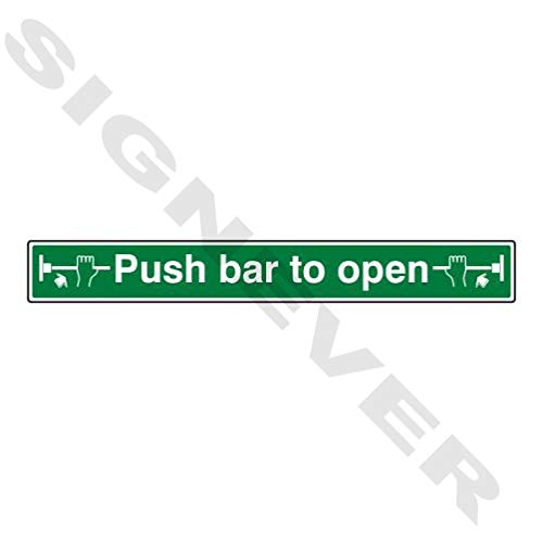 SIGN EVER Push Bar To Open Push And Pull Sign Boards For Hospital ...