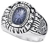 Ladies' Patriot Firefighter Ring - Siladium|Amazon.com