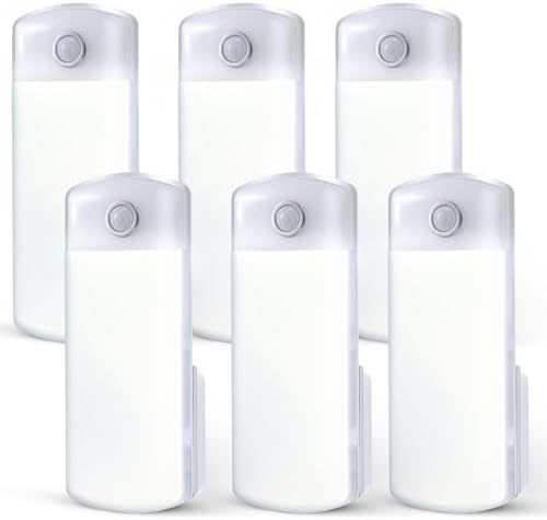 Enhon 6 Pack LED Power Failure Light, 4 in 1 LED Rechargeable Plug in ...