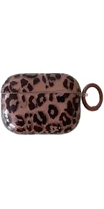 Amazon.com: aaknhen Leopard Cheetah Print Case for AirPod 1st/2nd with ...