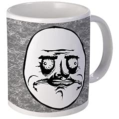 Buy Trollface Sketch Designed Printed Colorful Ceramic Coffee Mug 300ML ...