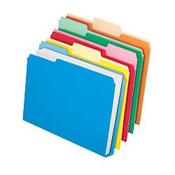 Pendaflex CutLess/Watershed/Double Stuff File Folders, 1/3 Cut ...