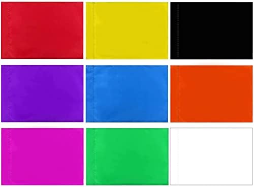 Amazon.com : 9 Pack Color Pure Solid Set Flag Garden Flag,Pure Solid ...
