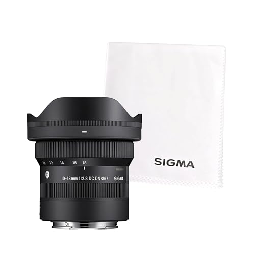 Sigma 10-18mm F2.8 DC DN | C Sony E. Includes SIGMA Cleaning Cloth ...