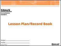 Edmark Reading Program: Level 2 – Second Edition, Lesson Plan/Record ...