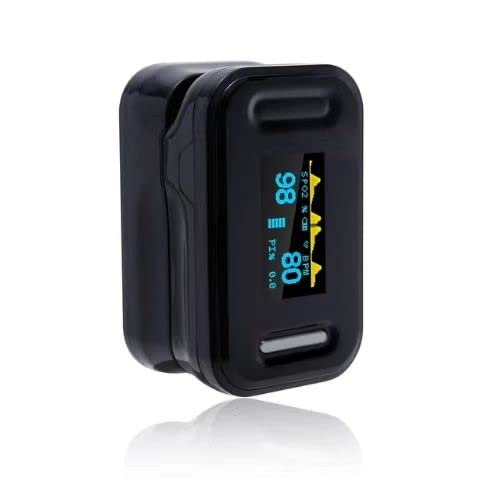 Fingertip Pulse Oximeter - Blood Oxygen Saturation Monitor - Portable ...