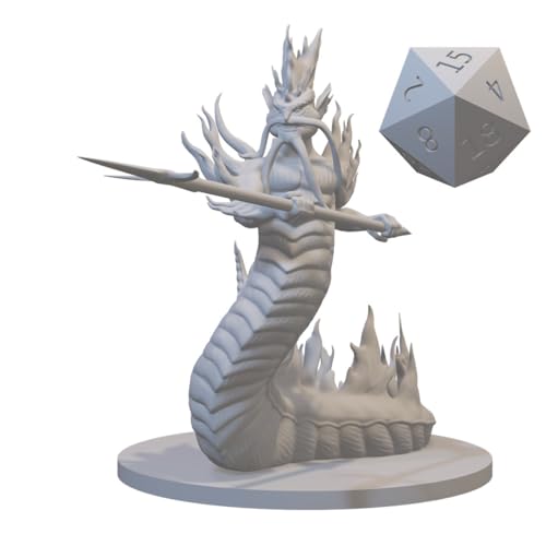 Amazon.com: Elemental Miniatures for DND Pathfinder RPG Unpainted Resin ...