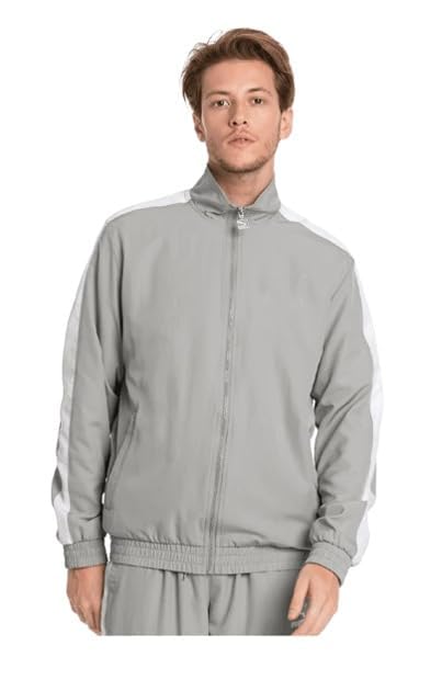 Buy PERFECT PRODUCTIONS Stylish Full Sleeves Jacket, Grey Zipper Jacket ...