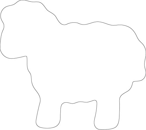 Amazon.com : 50 Sheets Sheep/Lamb Sticky Notepad 3in Self-Stick Cute ...