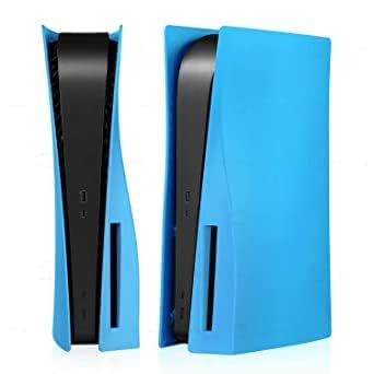 Khushi Decor Sky Blue UV 3M Vinyl Sticker Decals for Playstation 5 Disk ...