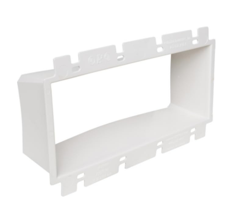 Electrical Box Extender 4 Gang Extension Ring Up to 1 1/2" Flush ...