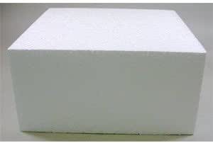Amazon.com: Goldas Kitchen Square Cake Dummy - 10" × 4"H: Food ...