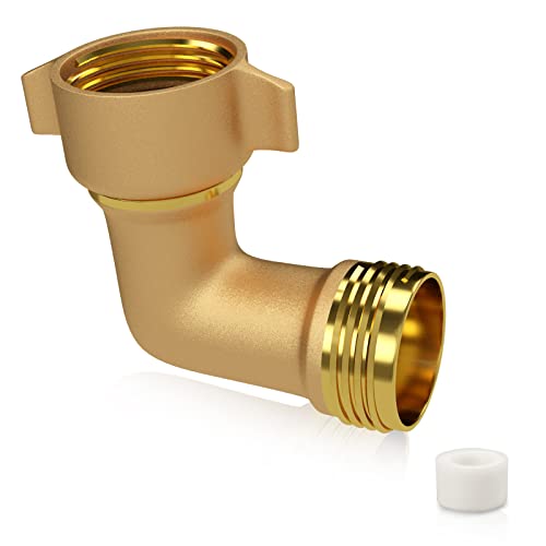 Snapklik.com : Elbow Water Hose Adapter, 90 Degree Garden Hose Elbow ...