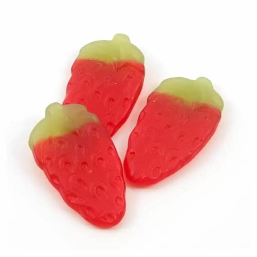 Haribo Vegetarian Giant Strawbs - 880g Strawberry Flavoured Gummy Candy ...