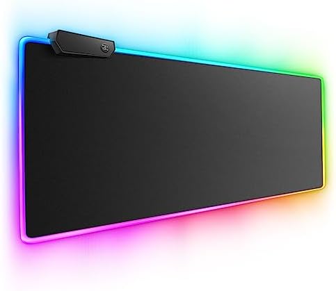 Amazon.com: gaiamat XL Gaming Mouse Pad,RGB Black XXL Mouse Mat(800 x ...