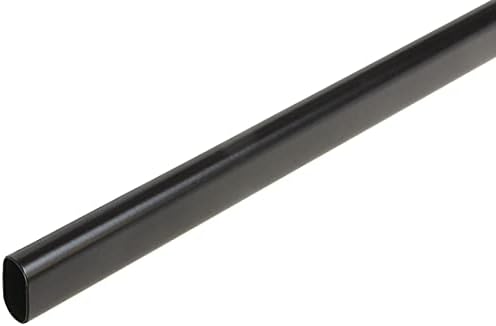 Amazon.com: Hafele Oval Closet Rod with End Supports - 48in, Dark Oil ...