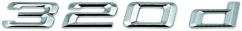 BMW Genuine Rear Emblem 320D Adhered Fits E92 E92 LCI E93 E93 LCI ...