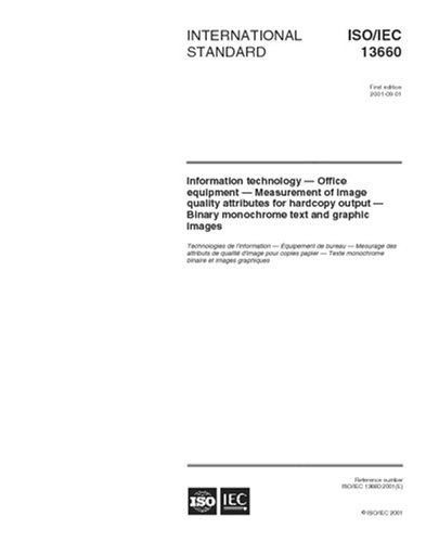 ISO/IEC 13660:2001, Information technology - Office equipment ...