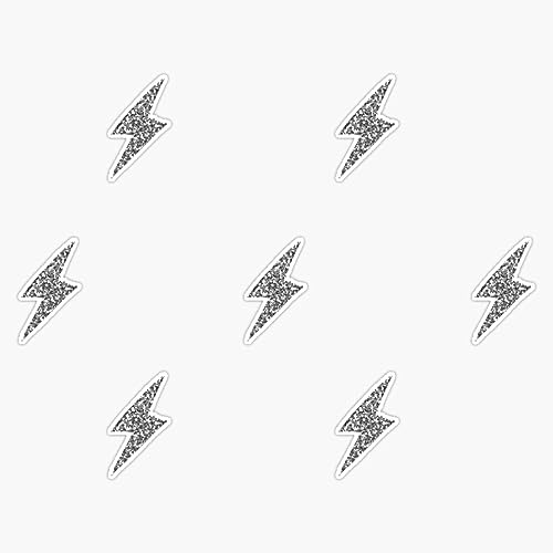 Amazon.com: Glitter Lightning Bolt Pack Sticker Vinyl Waterproof ...
