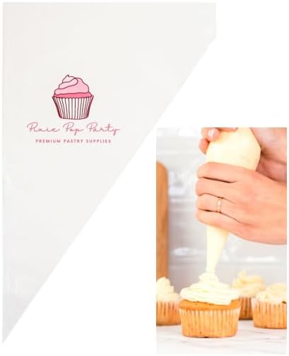 Amazon.com: PIXIE POP PARTY Disposable Piping Bags 12 Inch - 100 Anti ...