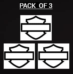 Amazon.com: NASTUDIO - Pack of 3 - (3 X 2.5 Black)- Bar and Shield ...