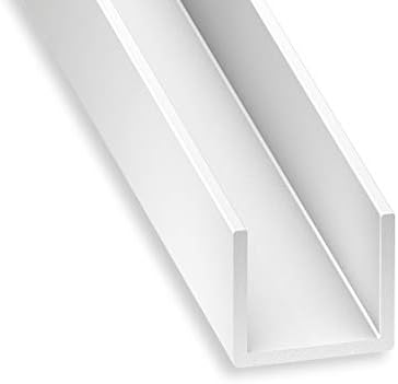 ALBERTS PVC-U U-profile, White, 1000mm x 21mm x 20mm : Amazon.co.uk ...