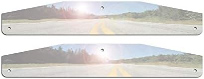 Amazon.com: Universal Mud Flap Splash Guard Mirrored Stainless Steel ...